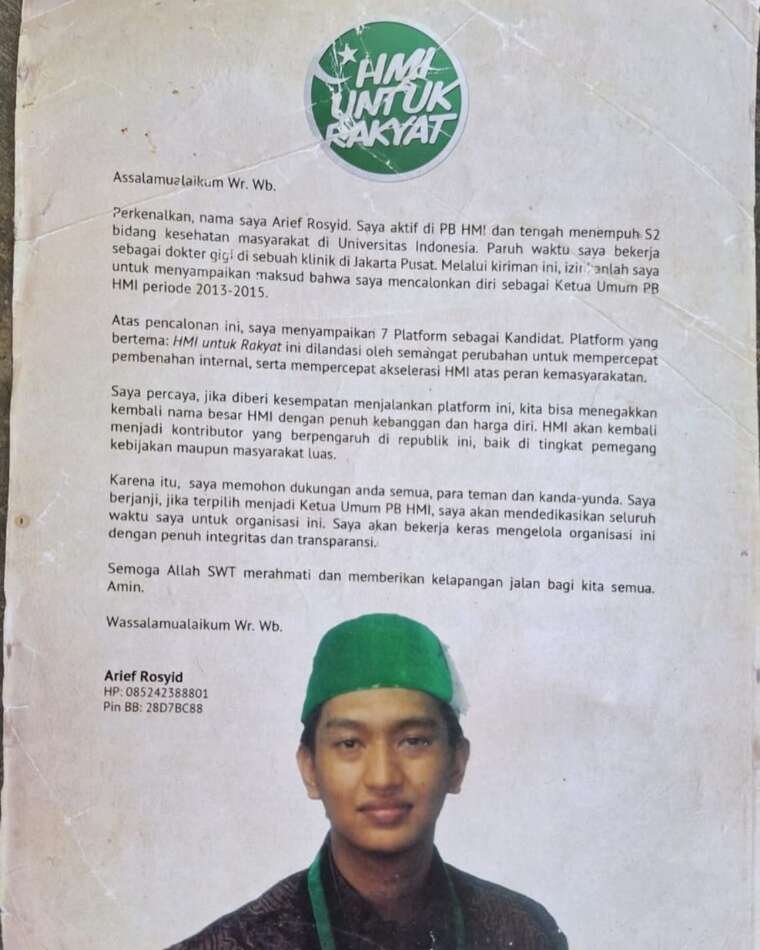 “HMI untuk Rakyat” Kiriman Poster Berusia 12 Tahun dari Papua - Muh ...